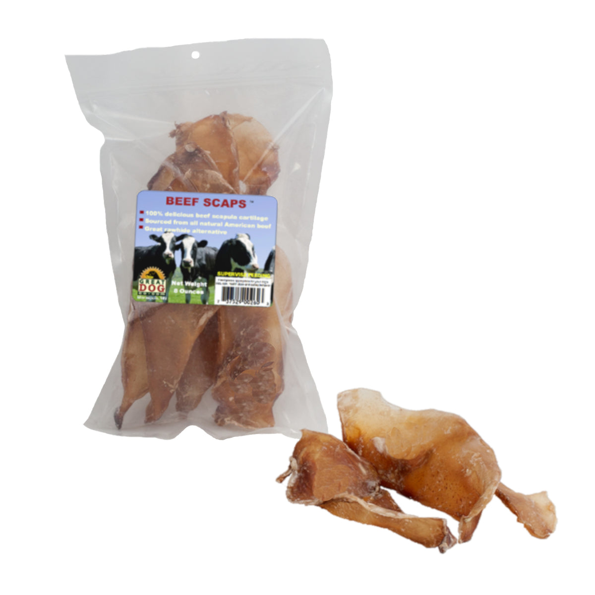 GREAT DOG Beef Scaps (Scapula Cartilage) - Sourced & Made in USA ...